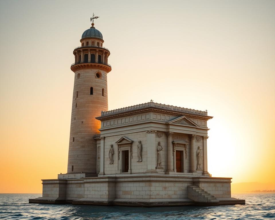 Der antike Leuchtturm Pharos - Geschichte & B Afrika-Blog